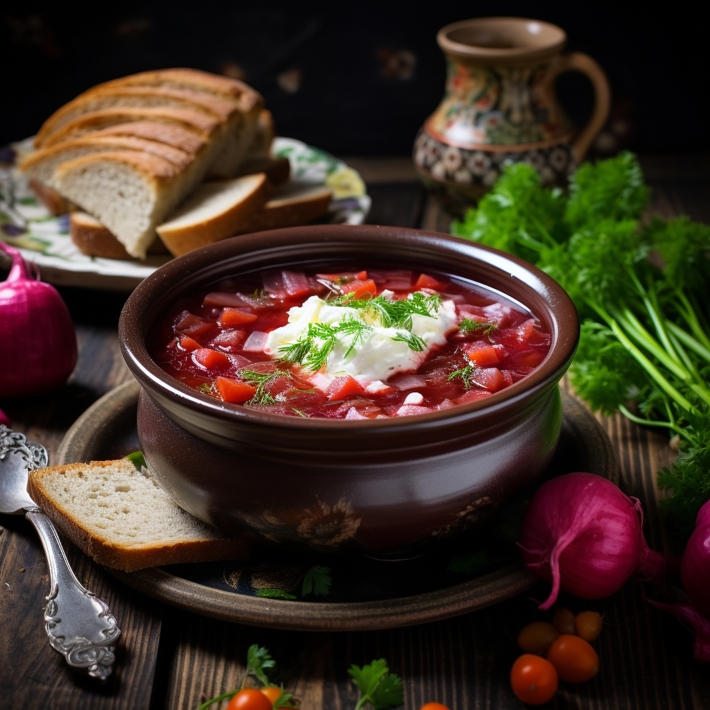 Recette du Bortsch ukrainien : soupe traditionnelle ukrainienne